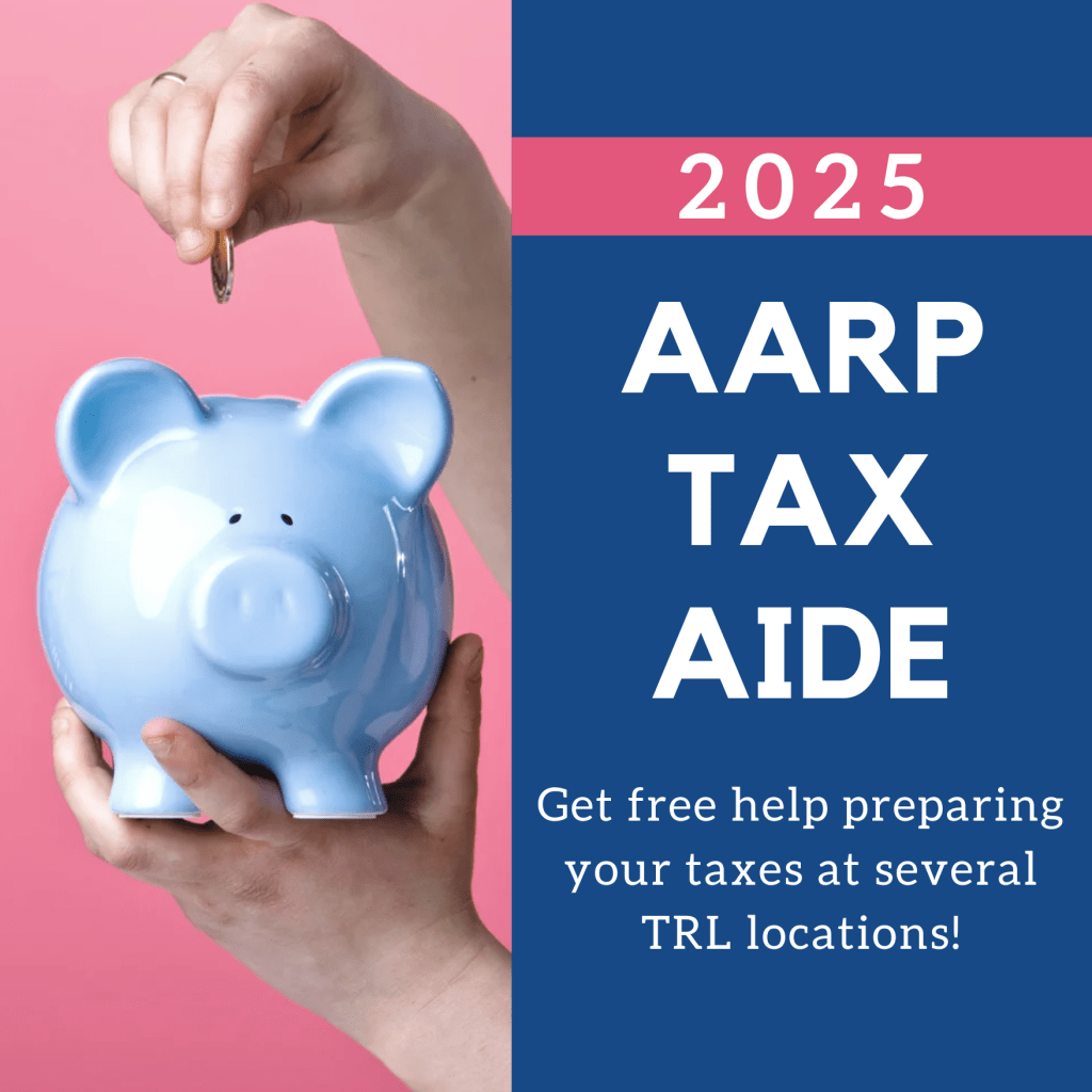 2025 AARP Tax Aide at TRL | Timberland Regional Library