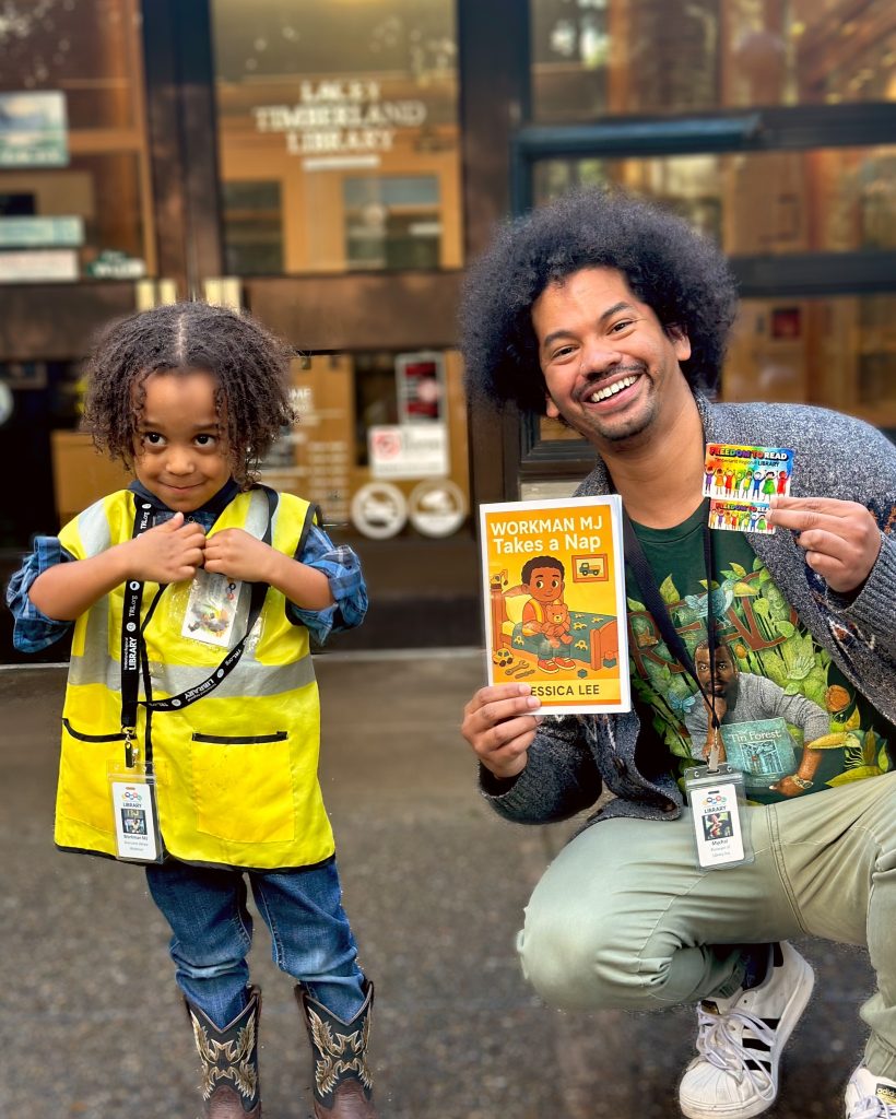 Viral Librarian and Reading Rainbow Host Mychal Threets Visits Lacey Timberland Library for ...